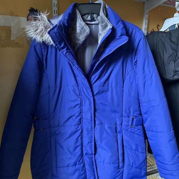 Free Tech | Jackets & Coats | Free Tech Blue Lightweight Puffer Jacket ...